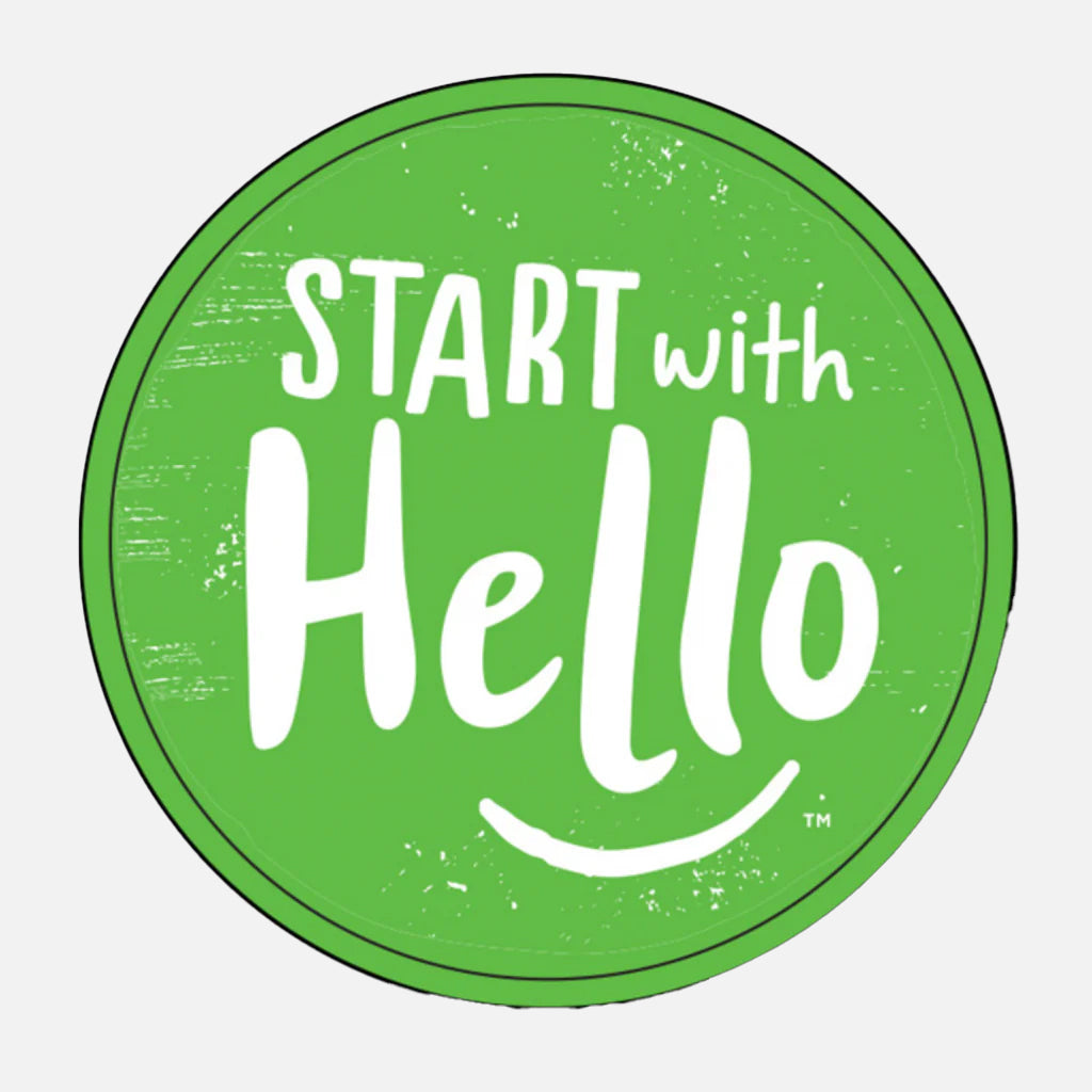 Start With Hello Removable Stickers (1000 Roll) – Sandy Hook Promise
