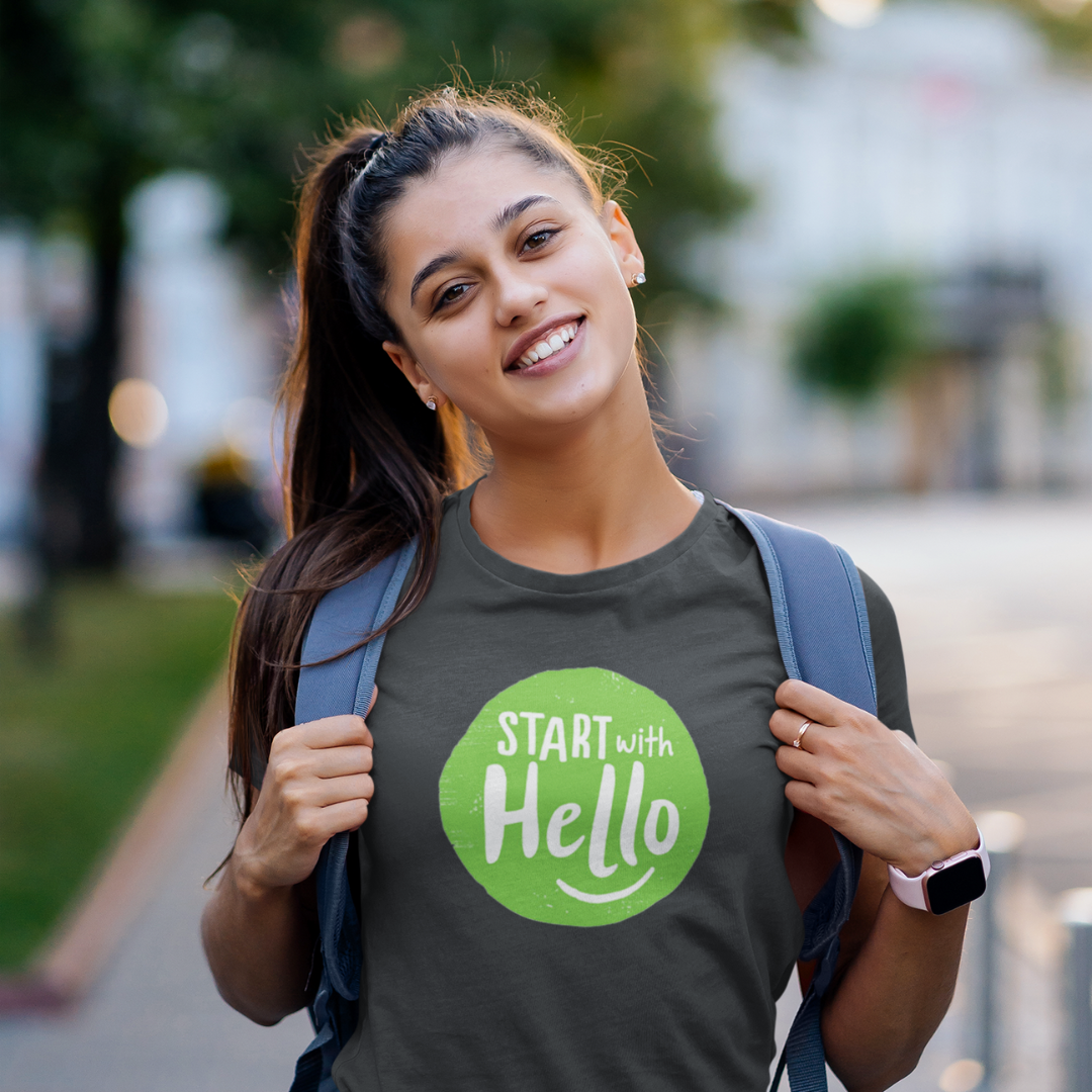 Start With Hello T-Shirt – Sandy Hook Promise